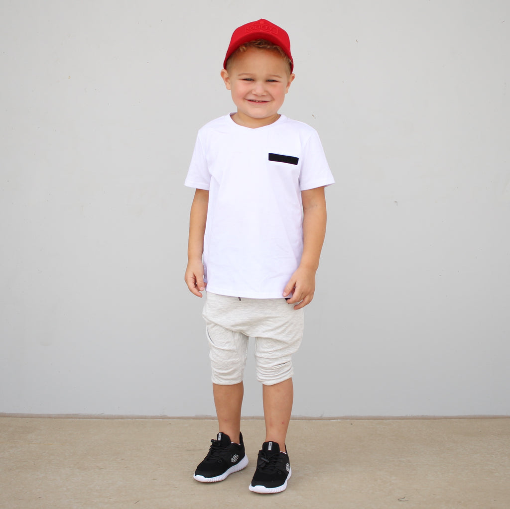 White Contour Tee – Society St