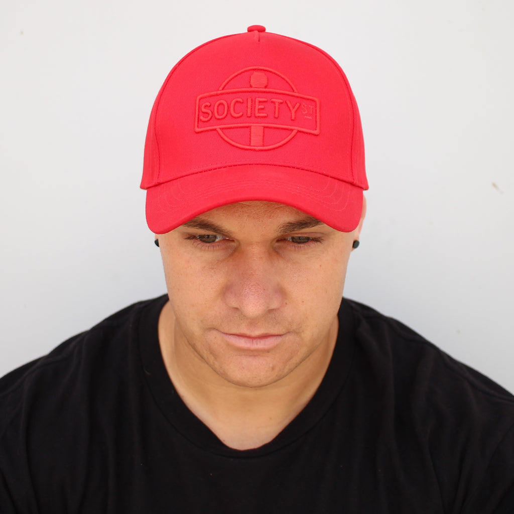 Red Logo Cap – Society St